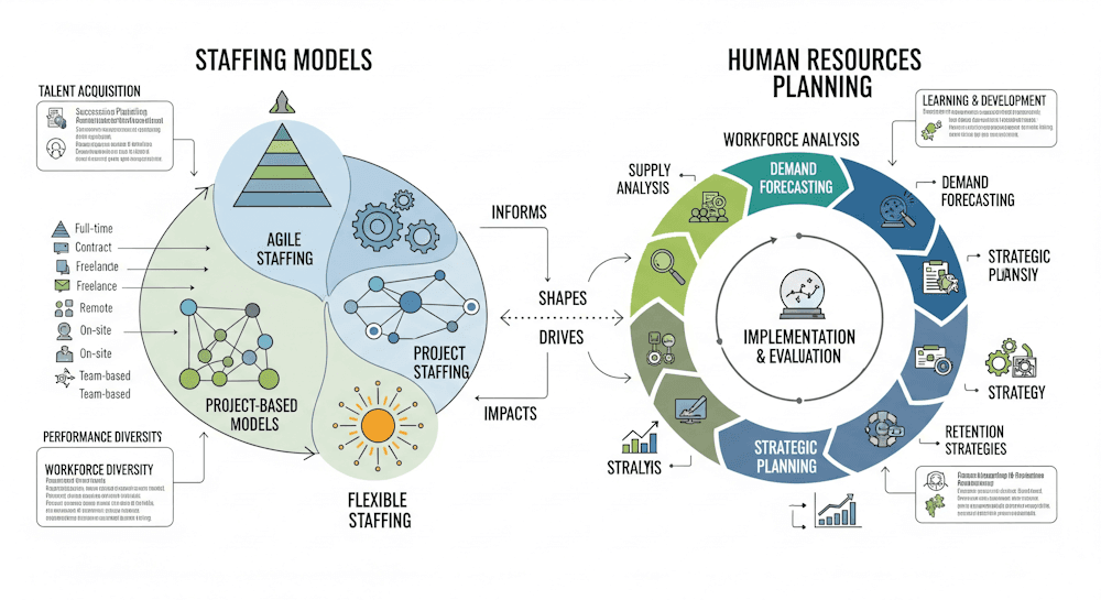 Staffing Models: Types, Examples & Planning Guide - The Learn Notes