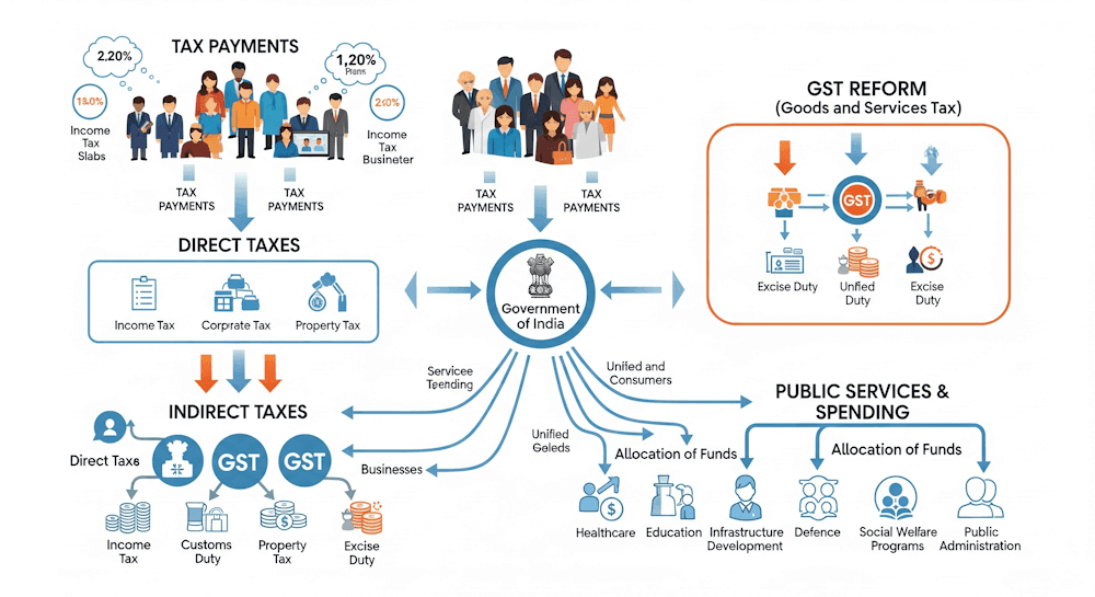 GST in India Explained: Meaning, Types, Benefits & Example - The Learn ...