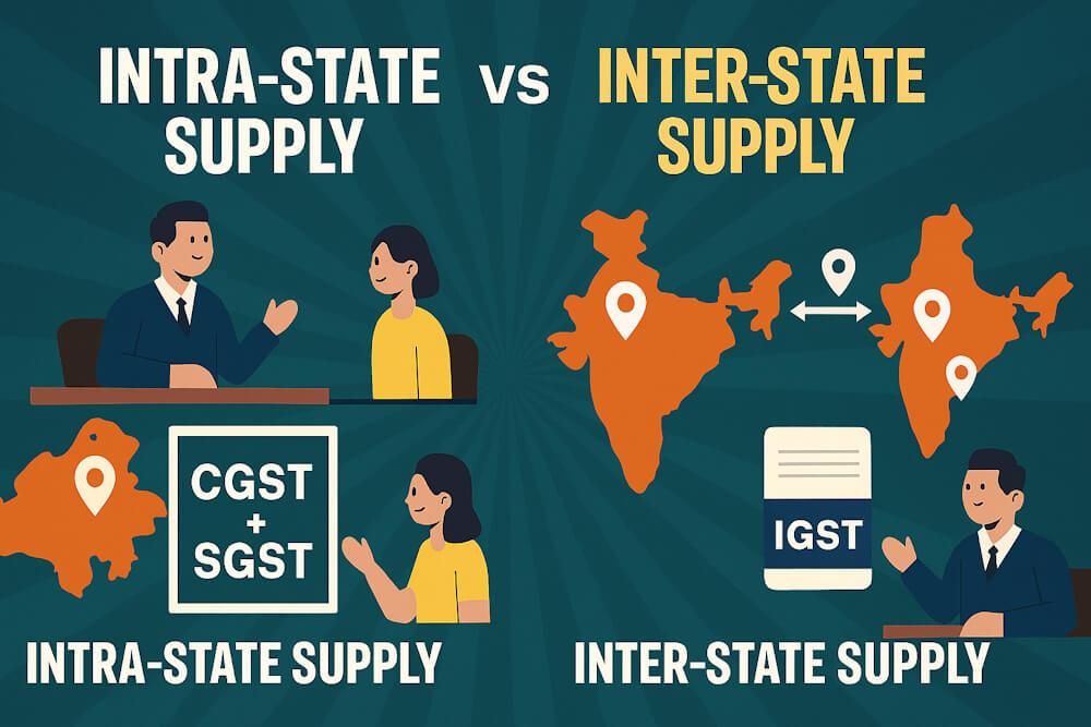 Difference Between Intra-State and Inter-State Supply - The Learn Notes