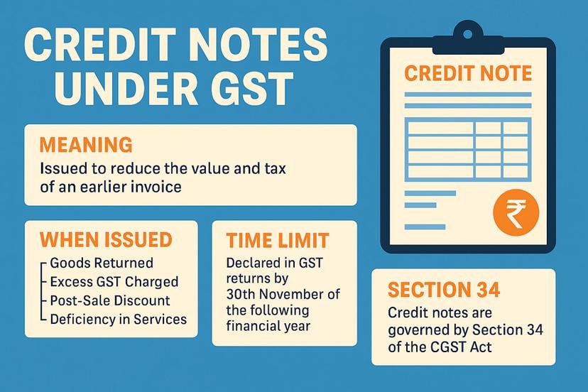 Credit Notes Under GST: Meaning, Rules & Time Limits - The Learn Notes
