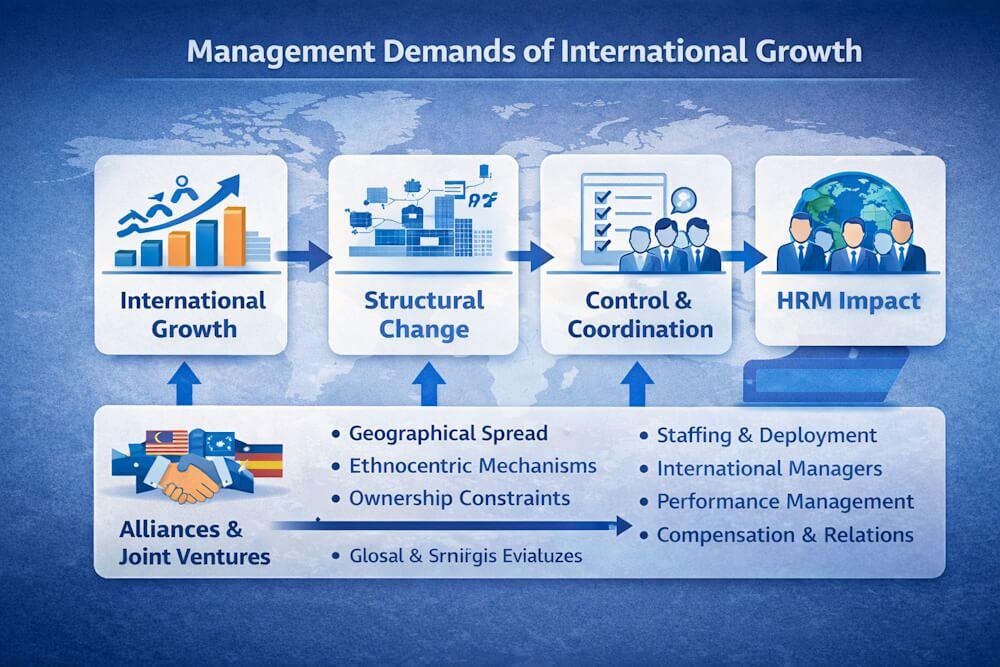 Management Demands of International Growth Explained - The Learn Notes