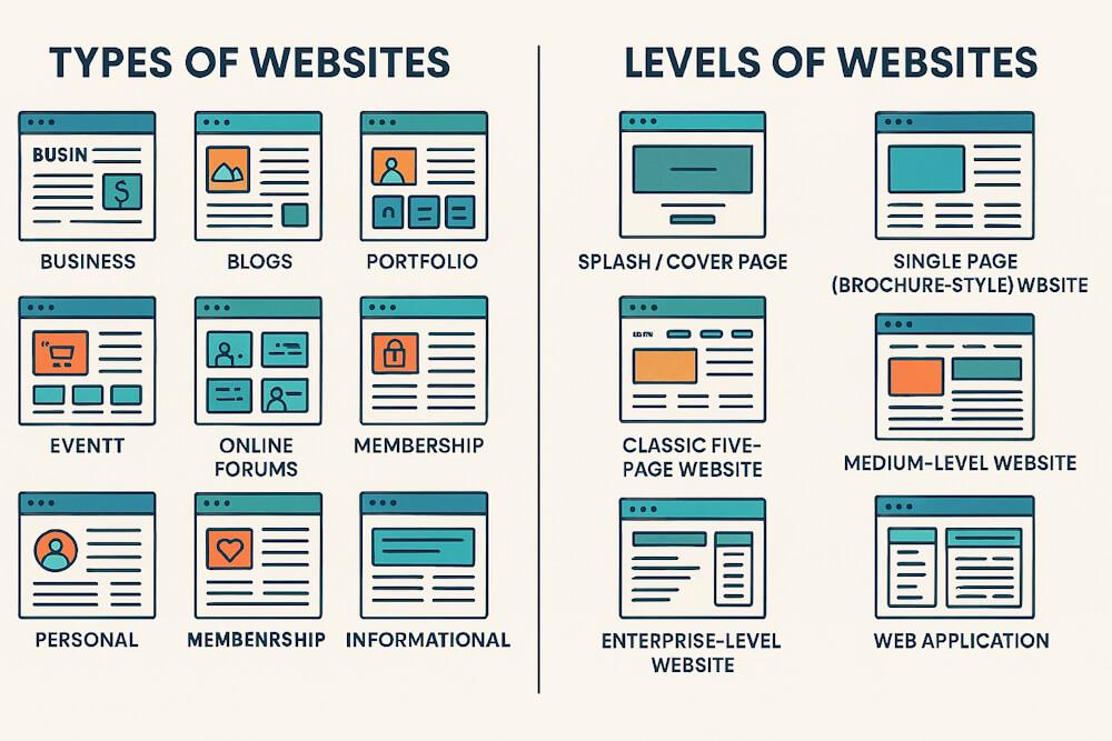 Levels of Websites: Types, Examples, and Business Uses - The Learn Notes
