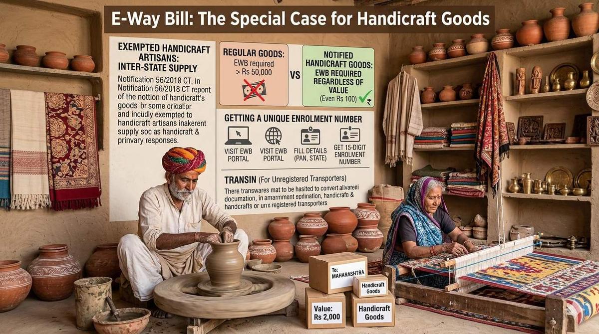 Handicraft E-Way Bill Guide: TRANSIN & Full HSN List - The Learn Notes