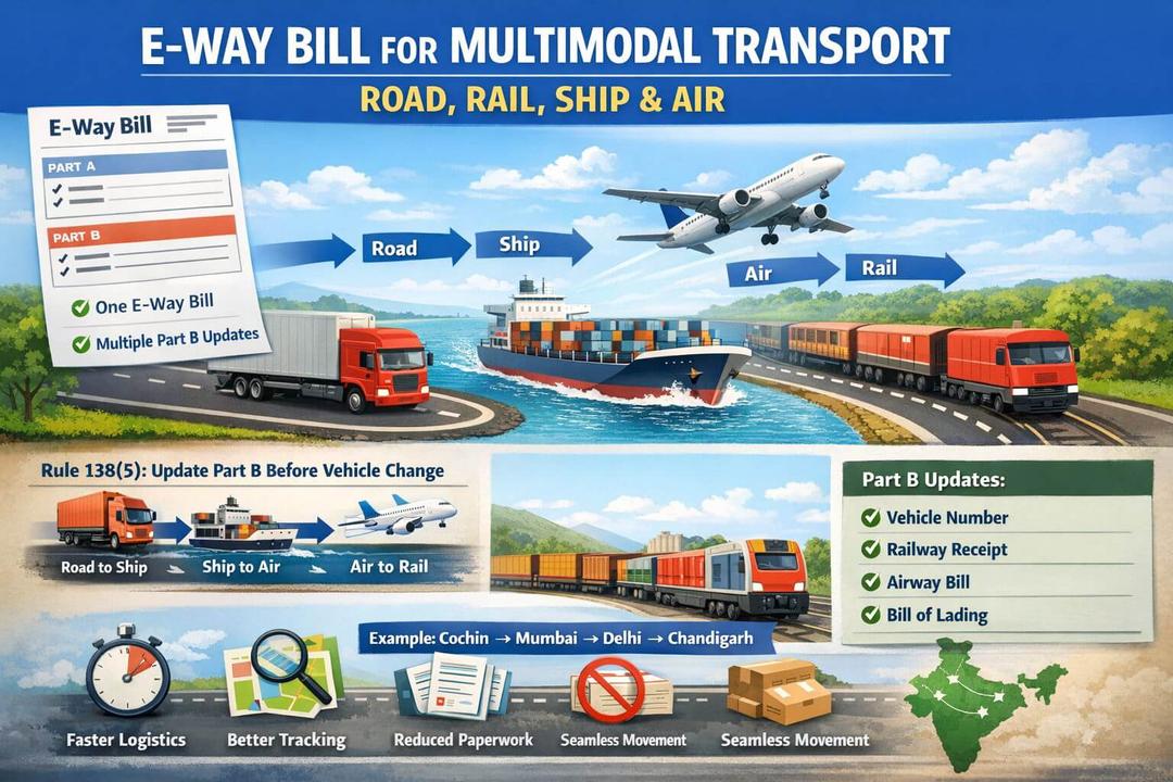 E-Way Bill for Multimodal Transport: Road, Rail, Ship & Air - The Learn ...