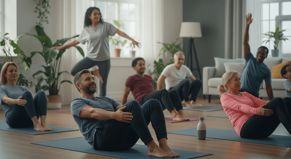 Simple Exercises to Stay Fit at Home Without Equipment - The Learn Notes