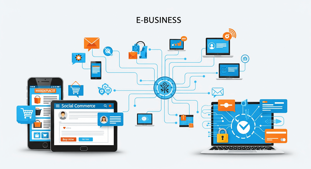 The Evolution, History, and Global Impact of E-Business - The Learn Notes