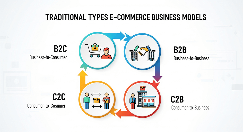 4 Key E-Commerce Business Models Explained for Beginners - The Learn Notes