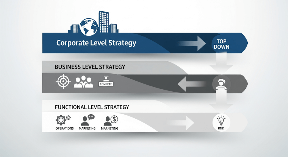 Levels of Strategy: Corporate, Business & Functional - The Learn Notes