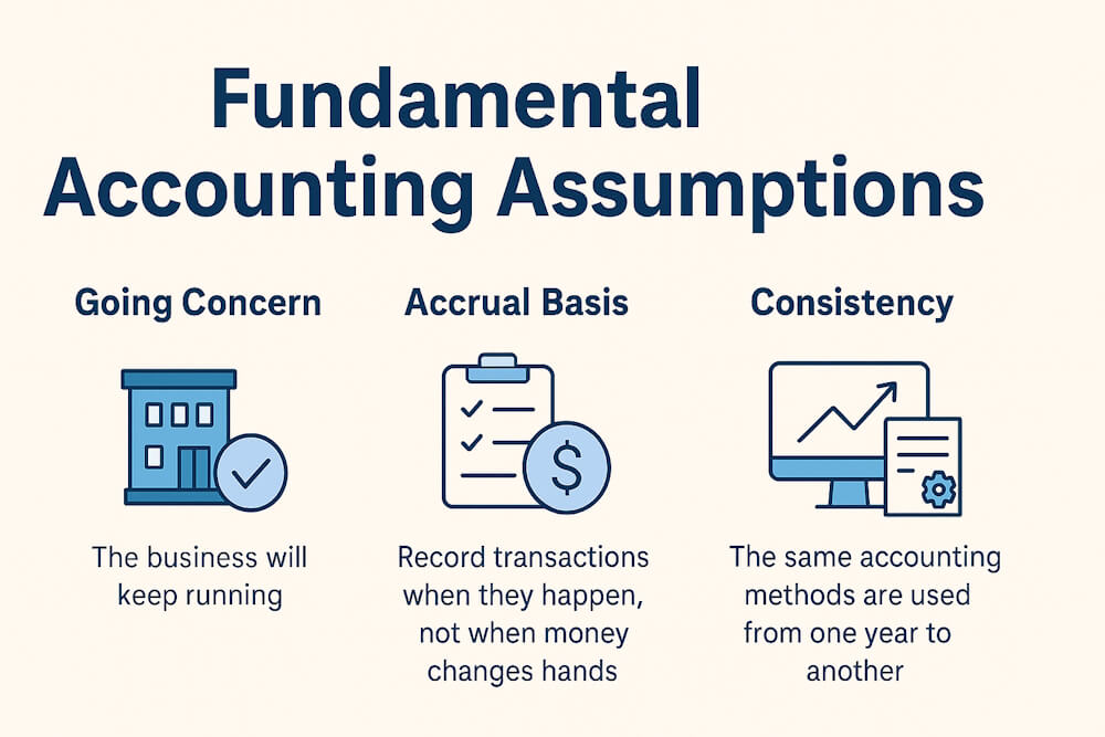 Fundamental Accounting Assumptions Explained Clearly - The Learn Notes