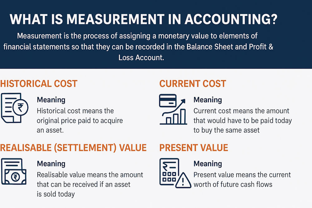 Measurement of Financial Statement Elements Explained - The Learn Notes