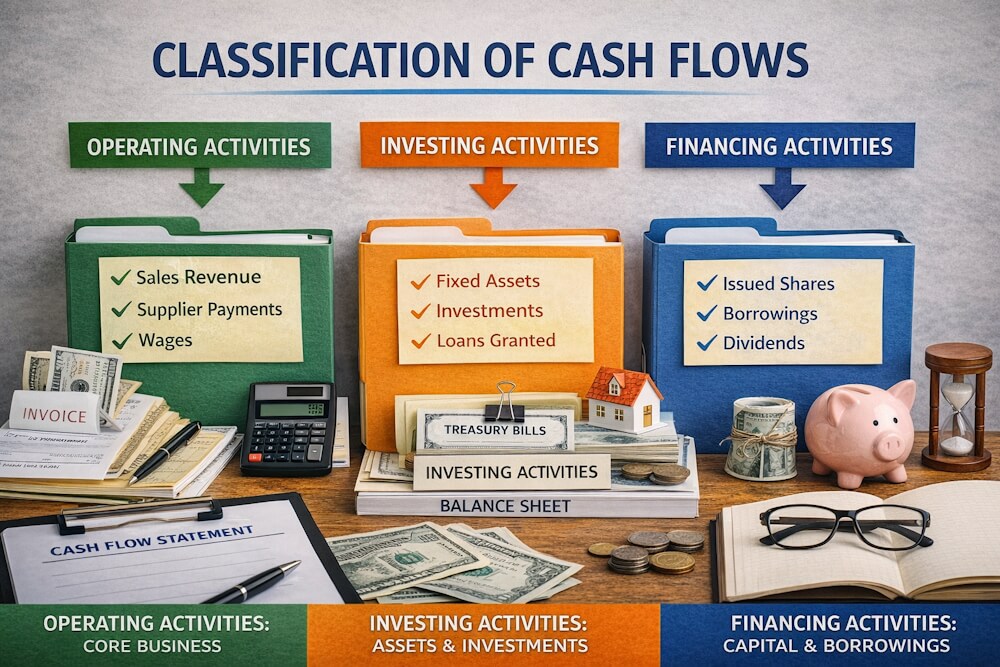 Types of Cash Flows under Accounting Standard 3 (AS-3) - The Learn Notes